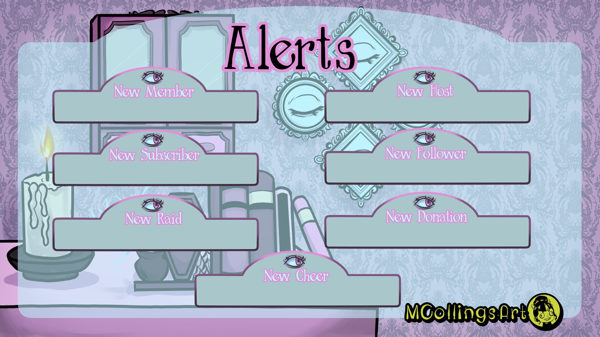 Pastel Goth Animated Twitch Stream Pack 3 Animated Screens & 6 Static ... Pastel Goth Animated Twitch Stream Pack 3 Animated Screens & 6 Static ...
