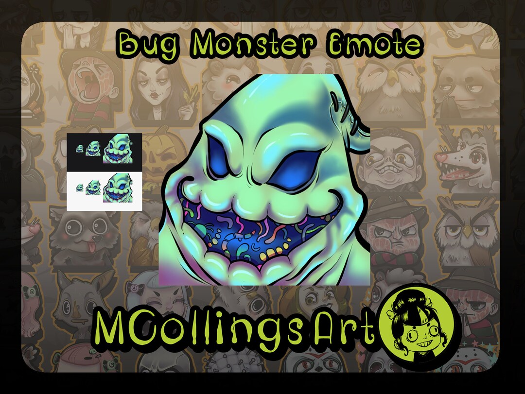Bug Monster Laugh Emote Youtube / Twitch / Discord Emote Laugh Bug ...