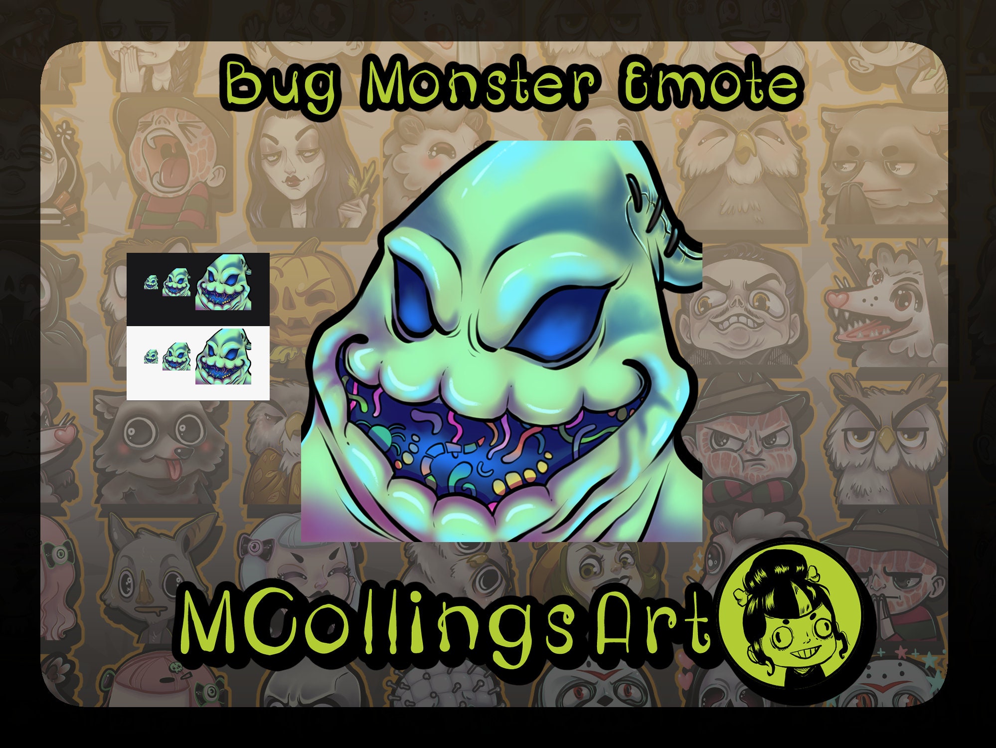 Bug Monster Laugh Emote Youtube / Twitch / Discord Emote Laugh Bug ...