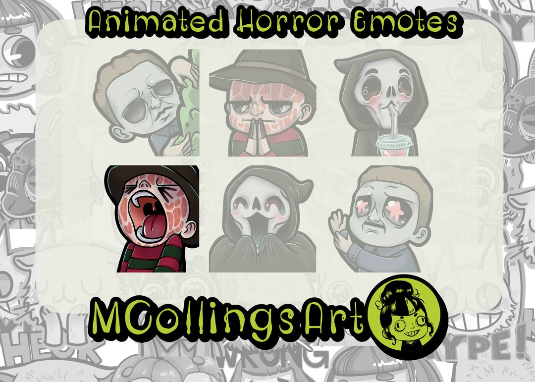 Animated Horror Emote Yell Emote / Loud Emote Animated Twitch Emote ...