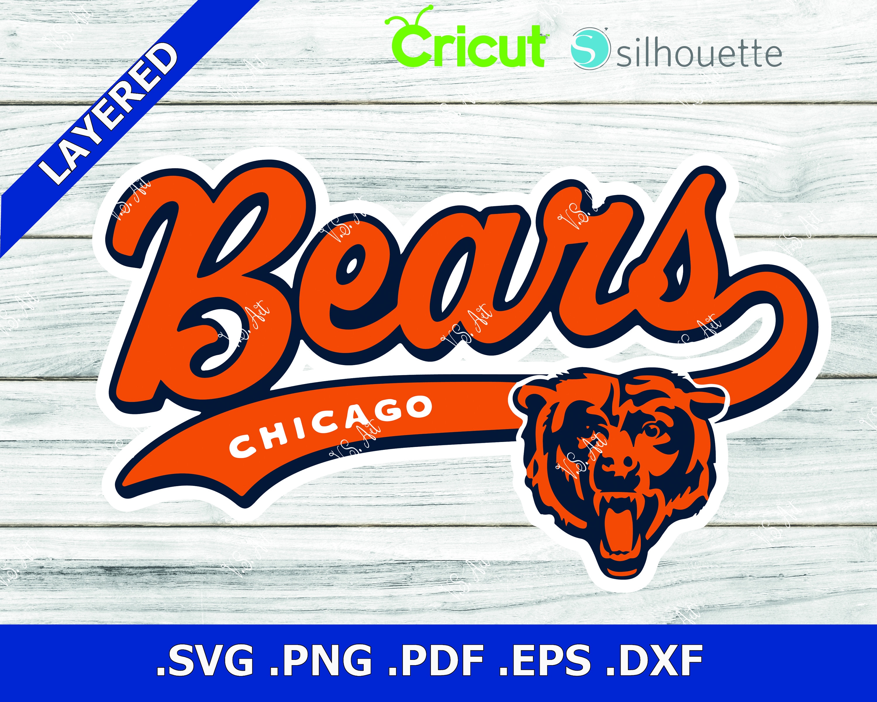 Chicago Bears Svg png Chicago Bears logo Chicago Bears Svg | Etsy