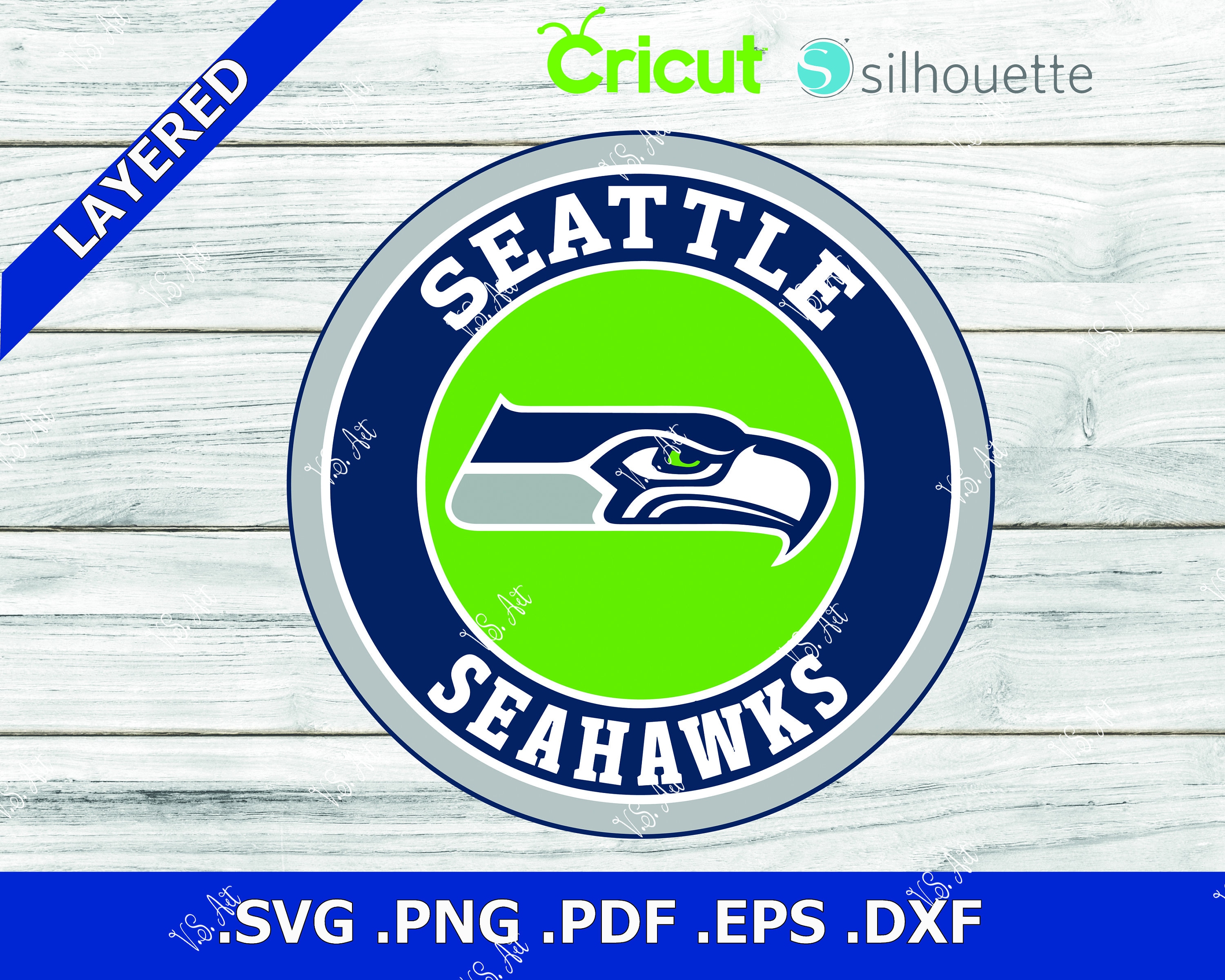 Seattle Seahawks logo Svg Png Seattle Seahawks Svg Seattle | Etsy