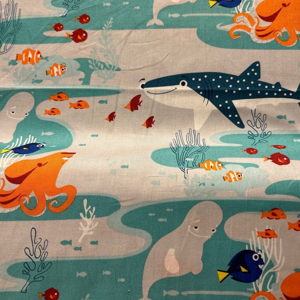 Finding Nemo Fabric - Etsy