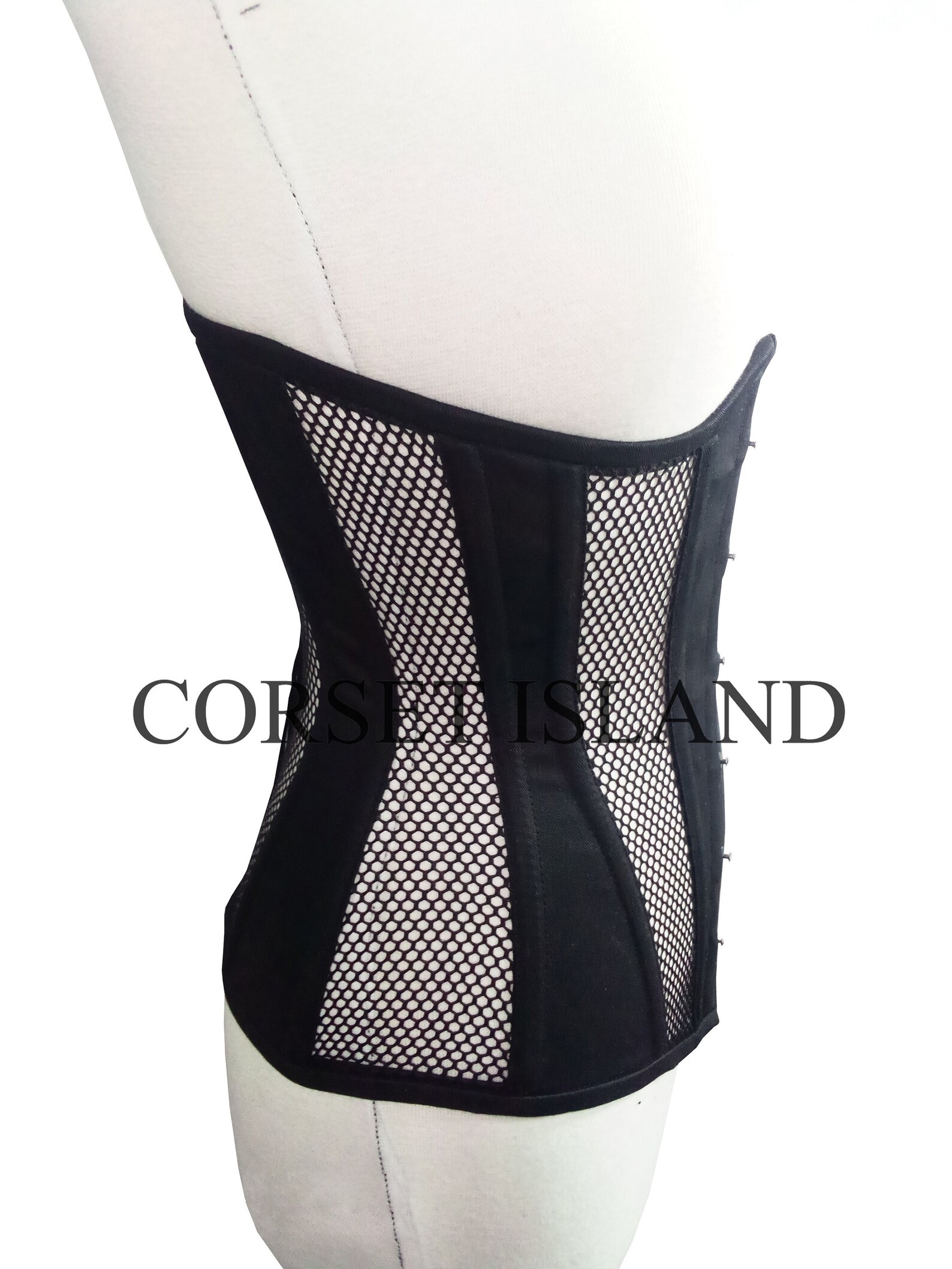 Heavy Duty Women's Waist Training Shaper Underbust Mesh and Cotton ...
