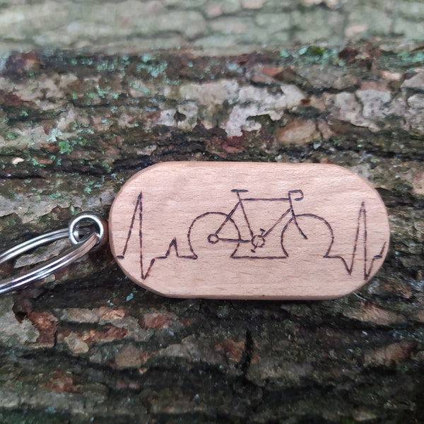 Bicycle Keychain - Etsy