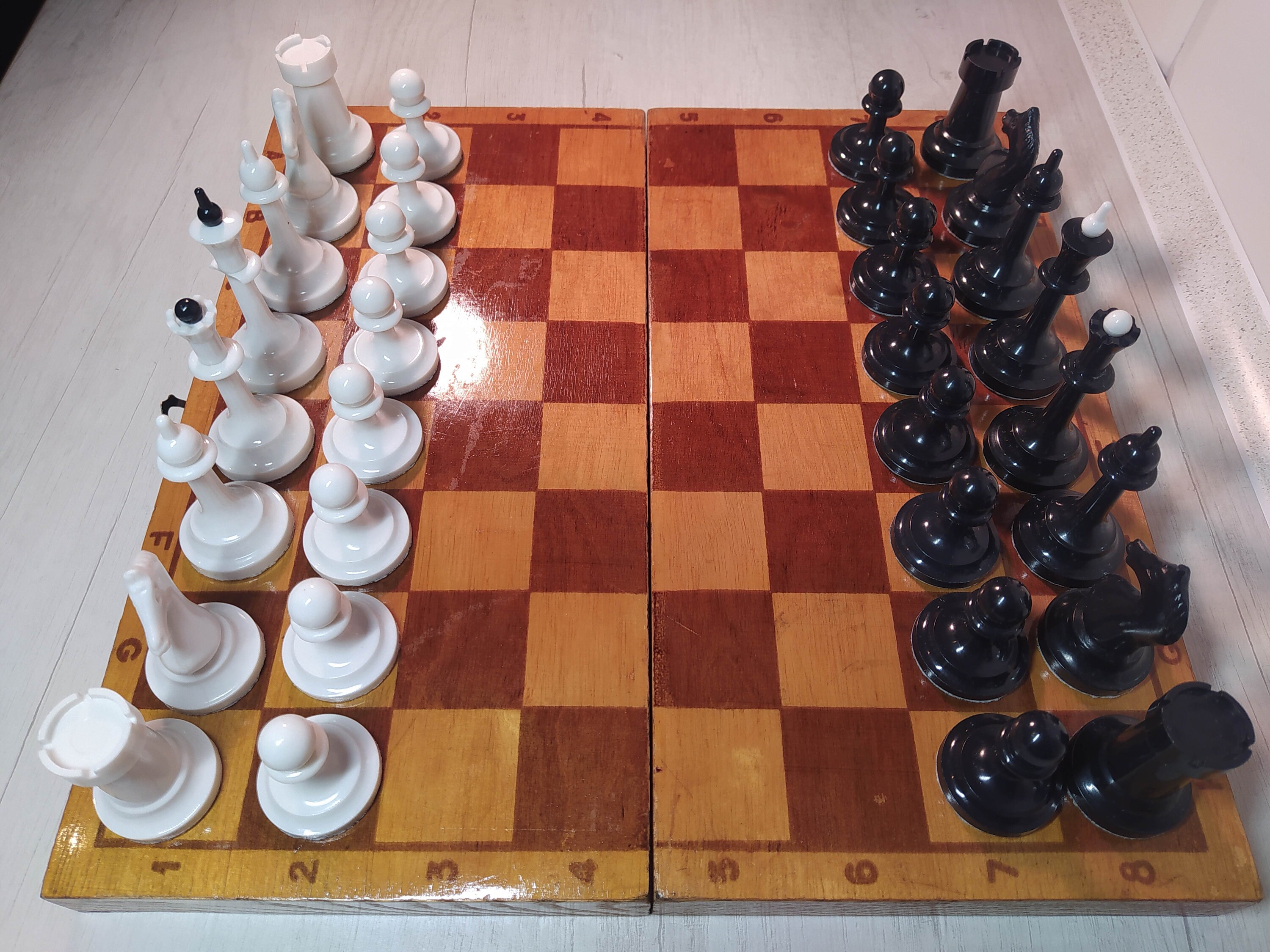 Soviet Rare Chess With a Board Vintage Chess With Rare Pieces - Etsy