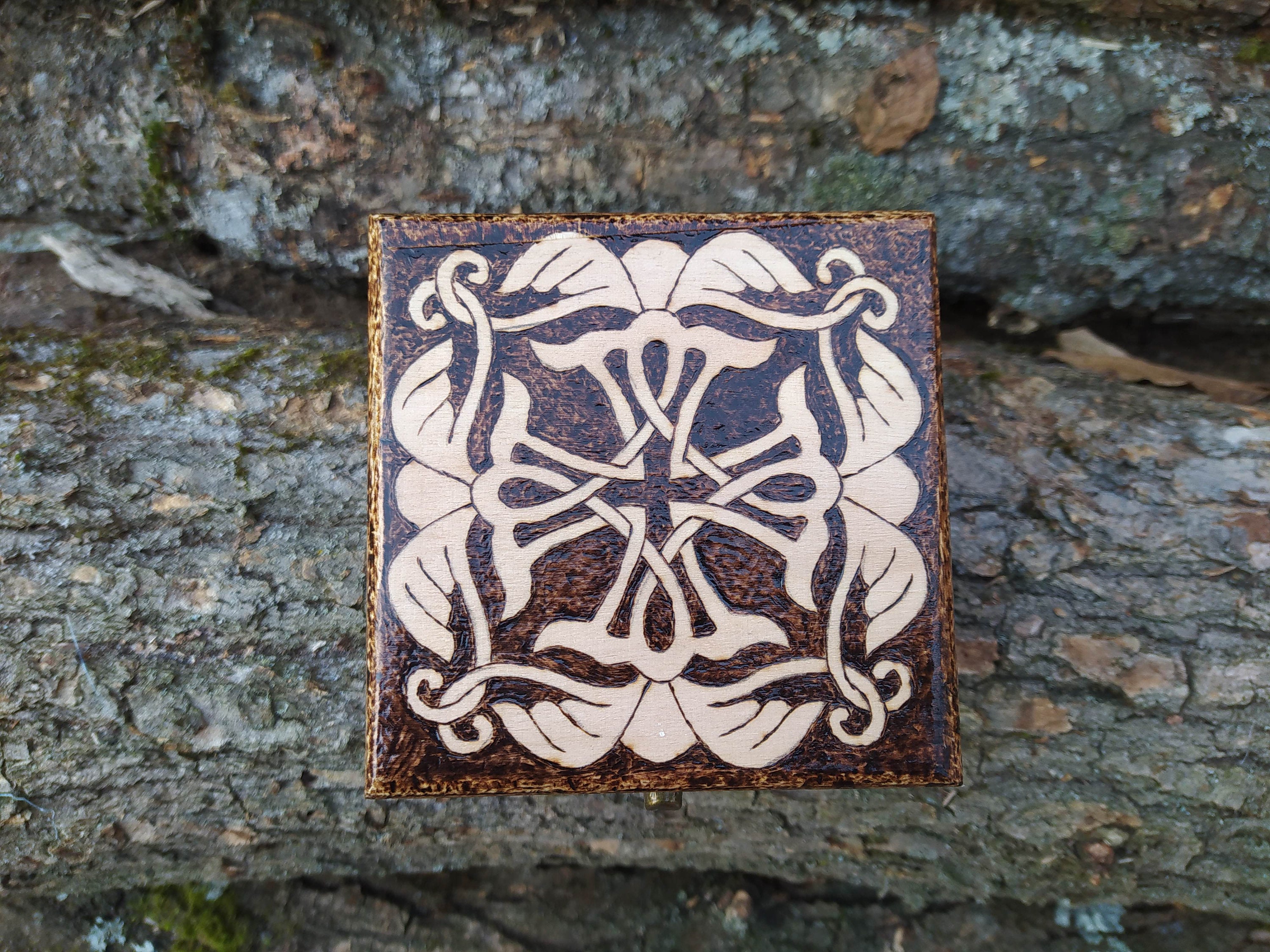 Scandinavian Box Design, Celtic Box Design, Celtic Knot, Gift for New ...