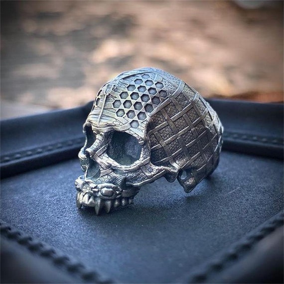 Vampire Skull Ring Skull Ring - Etsy