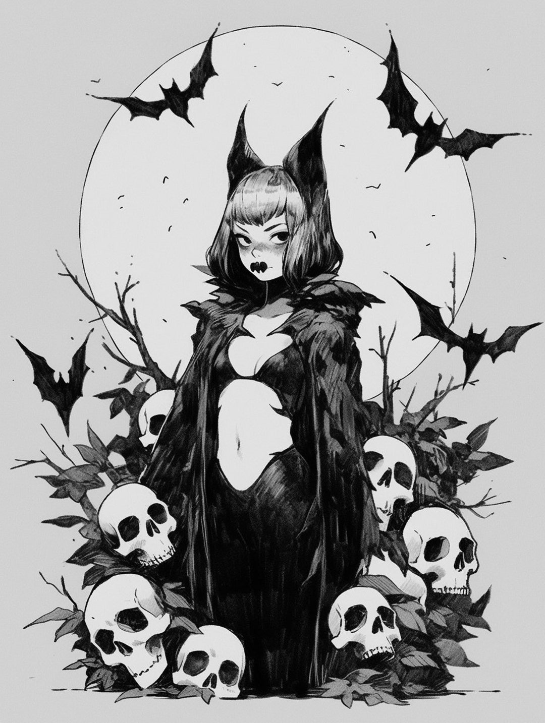 Vampire Queen. Concept VIII Artwork. Dark Series II. Art Print and ...