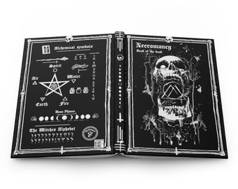 Grimoire, Necronomicon, Personalized Leather Notebook, Book of the Dead ...