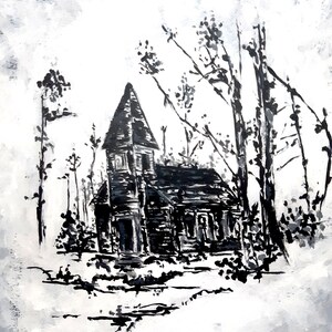 Abandoned Church in Bloomville Wisconsin. Original Artwork. - Etsy