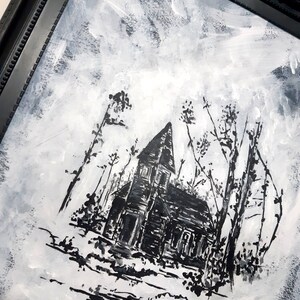 Abandoned Church in Bloomville Wisconsin. Original Artwork. - Etsy