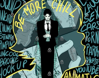 Be More Chill Poster - Etsy
