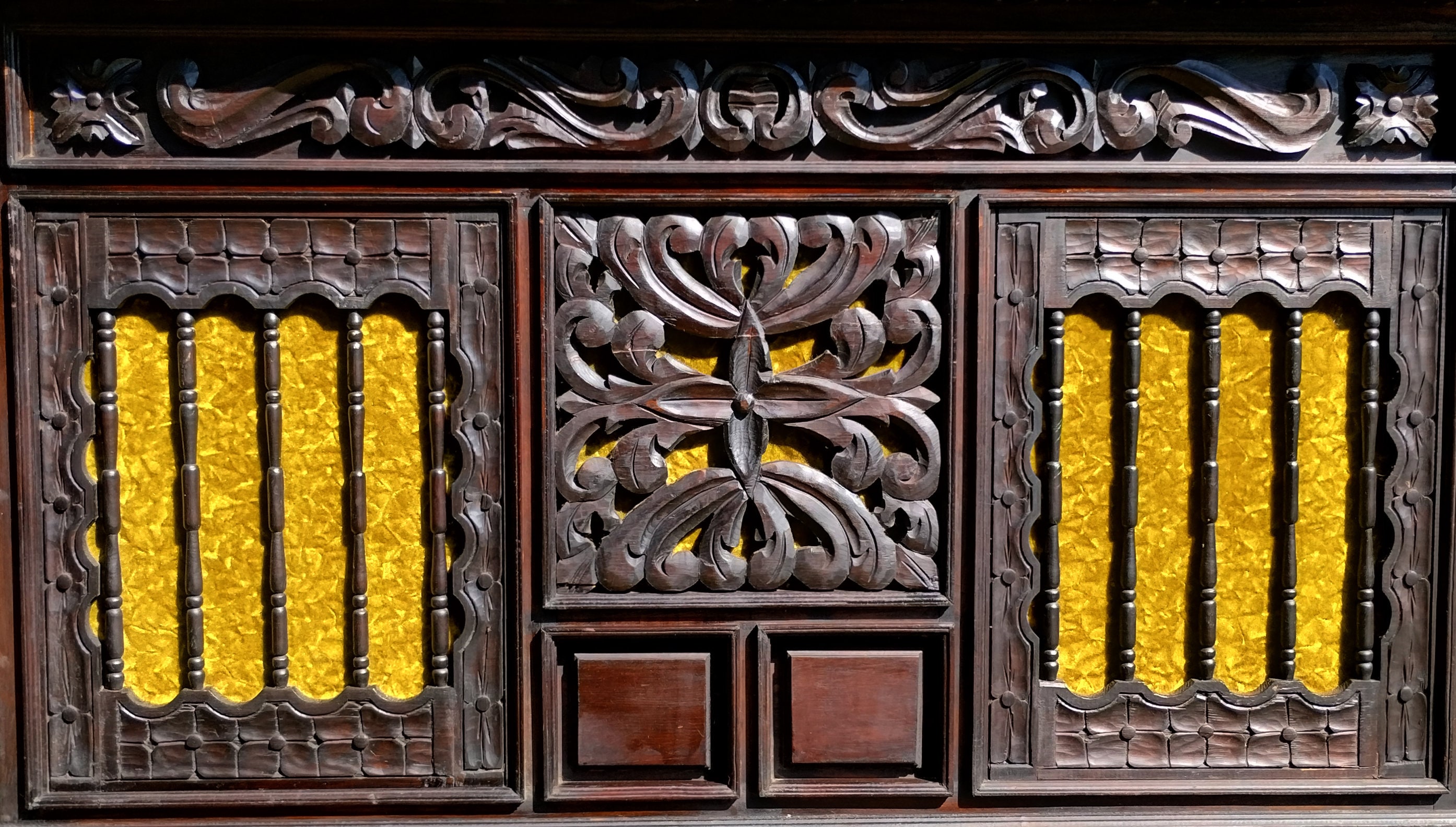 Vintage Spanish Revival Style Dry Bar With Inlaid Tile Top in Style of ...