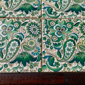 Vintage Spanish Revival Style Dry Bar With Inlaid Tile Top in Style of ...