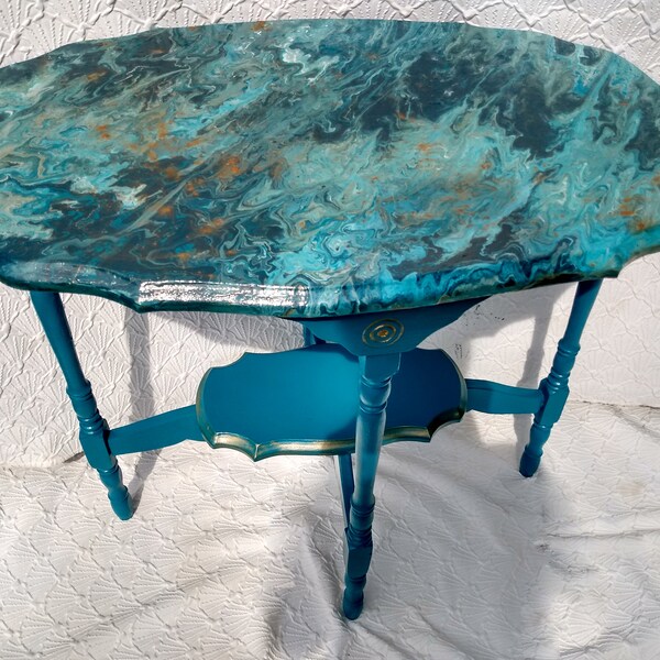 Painted Coffee Table - Etsy