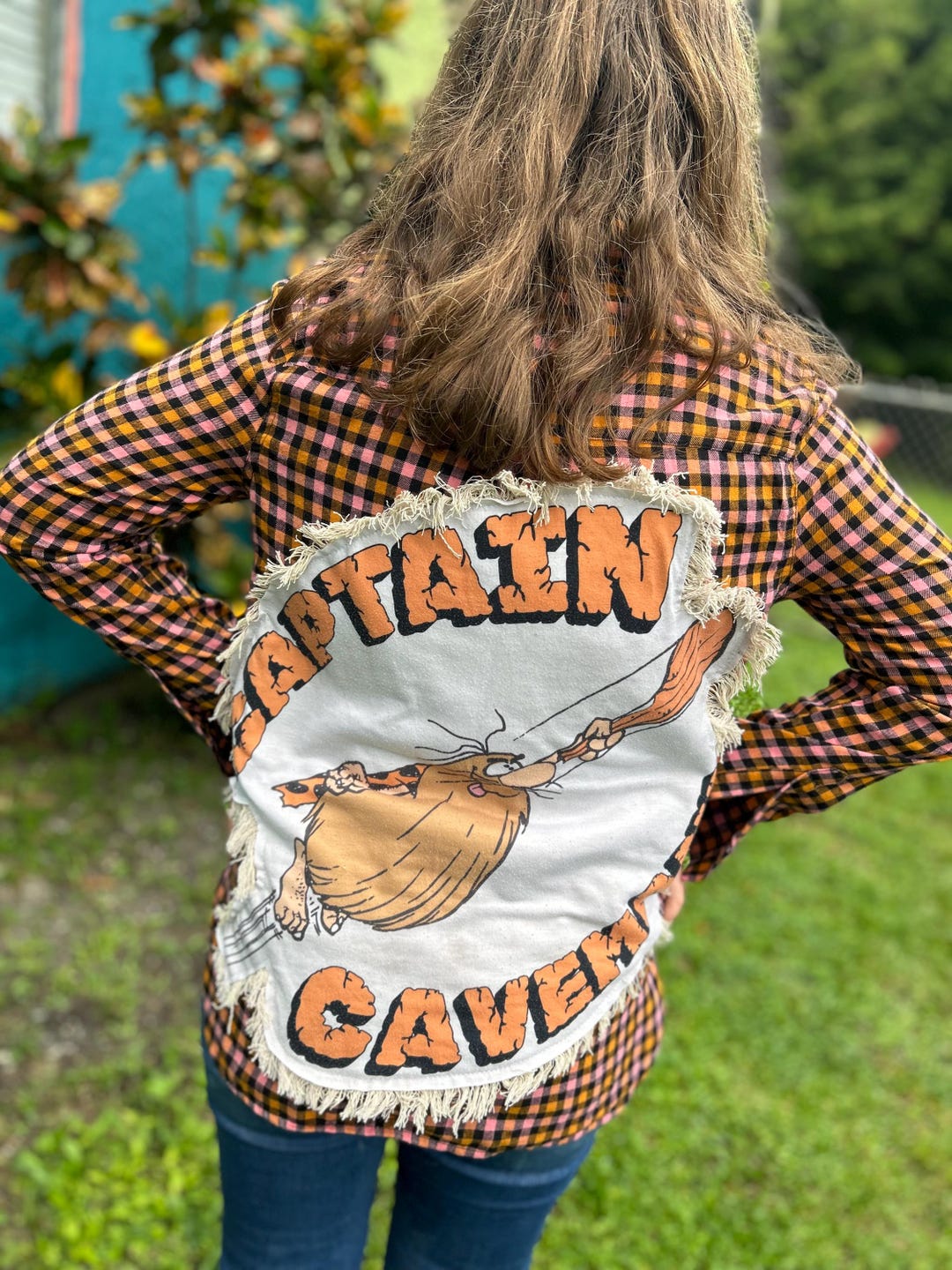 Capt Caveman Flannel Shirt - Etsy