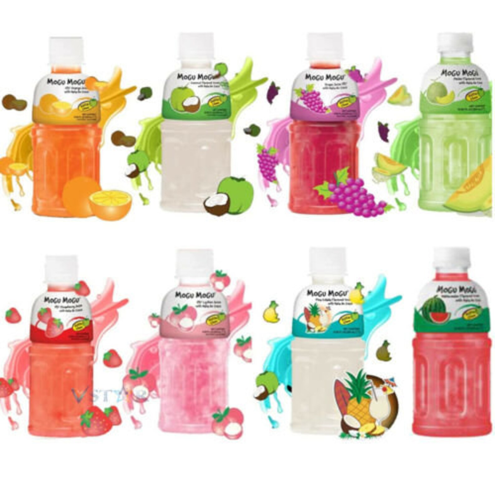Mogu Mogu Fruity Drink With Nata De Coco gotta Chew Mystery - Etsy UK