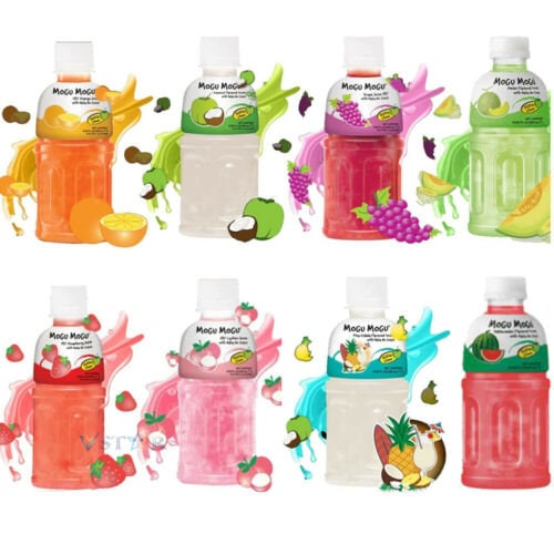 Mogu Mogu Fruity Drink With Nata De Coco (gotta Chew), Mystery 8 Pack ...