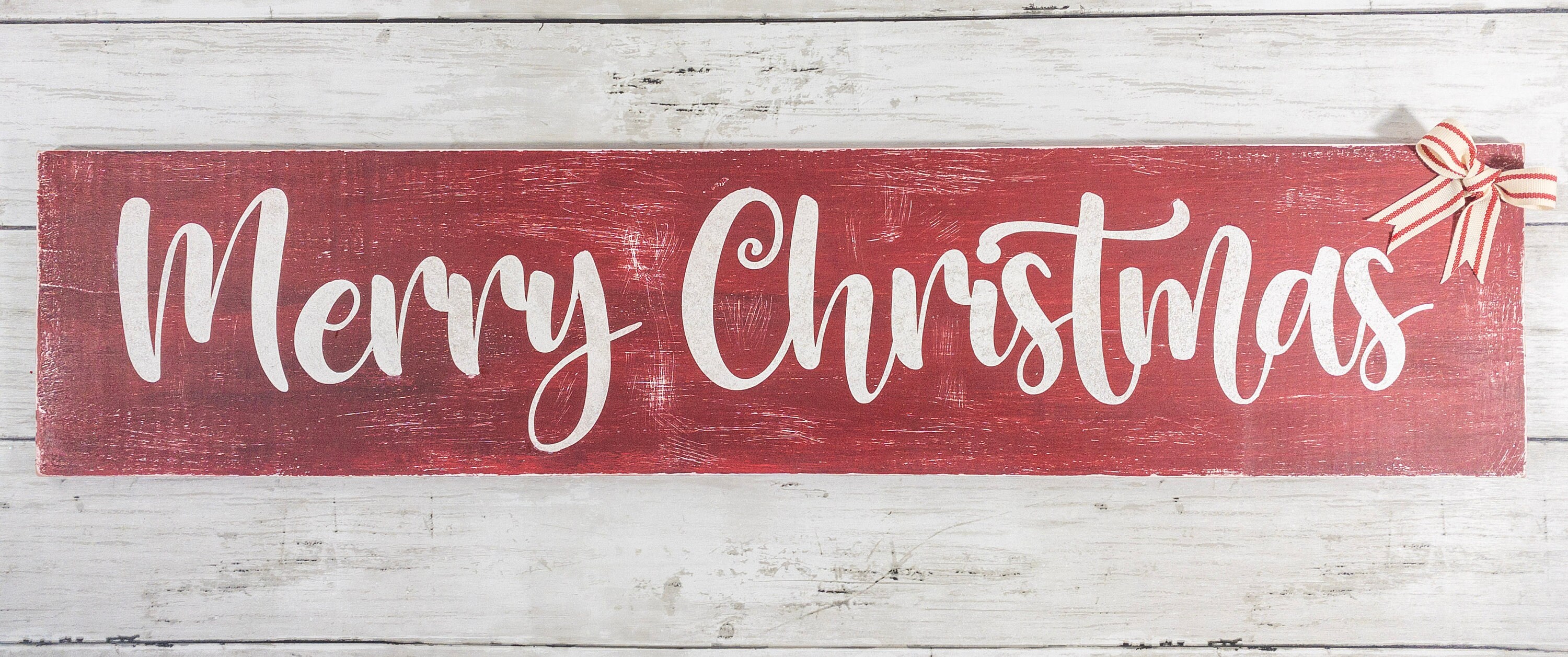 Christmas Signs Farmhouse Signs Rustic Wall Decor Merry - Etsy