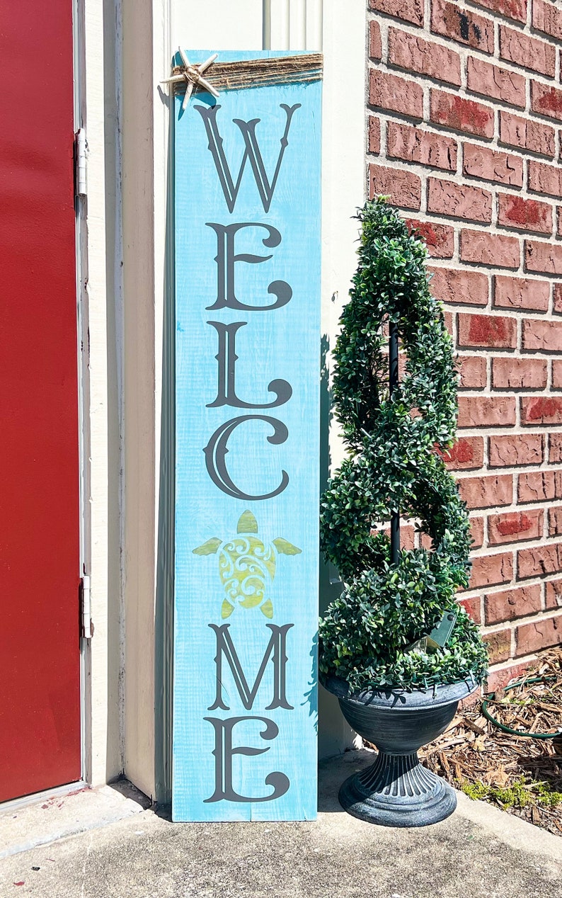 Welcome Porch Sign Front Porch Sign Outdoor Porch Sign - Etsy