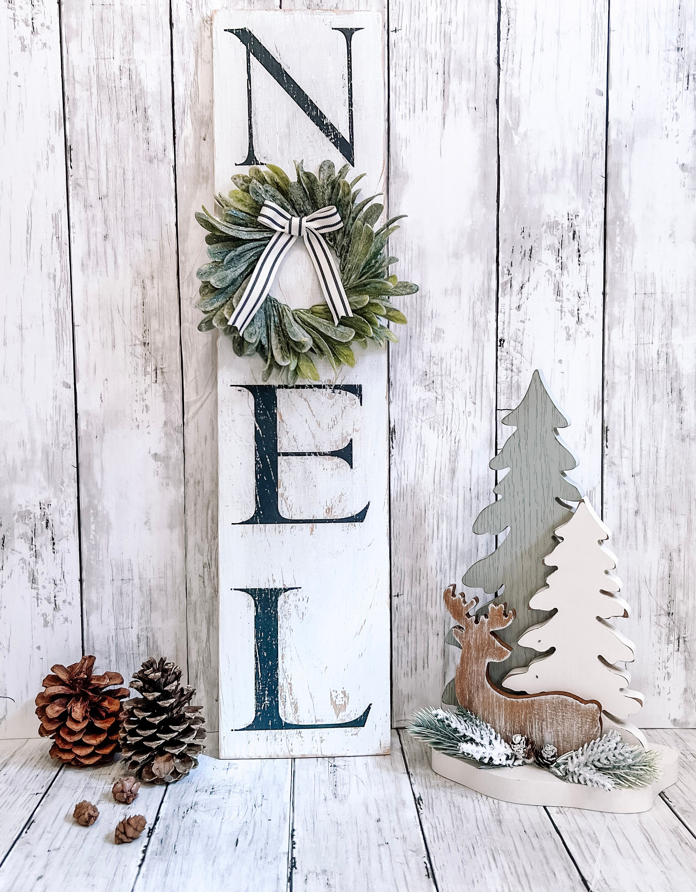 Christmas Signs NOEL Sign Farmhouse Signs Rustic Wall - Etsy