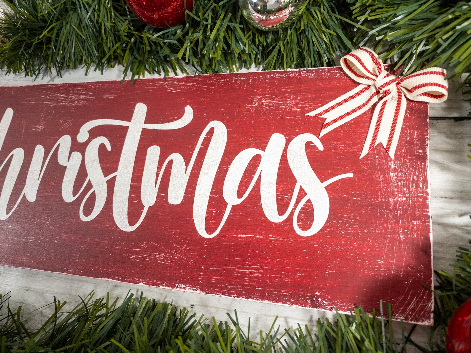 Christmas Signs Farmhouse Signs Rustic Wall Decor Merry - Etsy