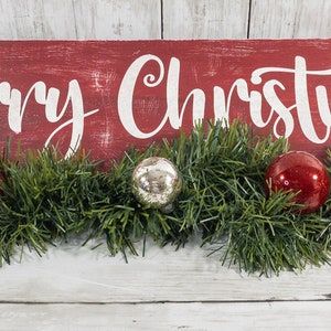 Christmas Signs Farmhouse Signs Rustic Wall Decor Merry - Etsy