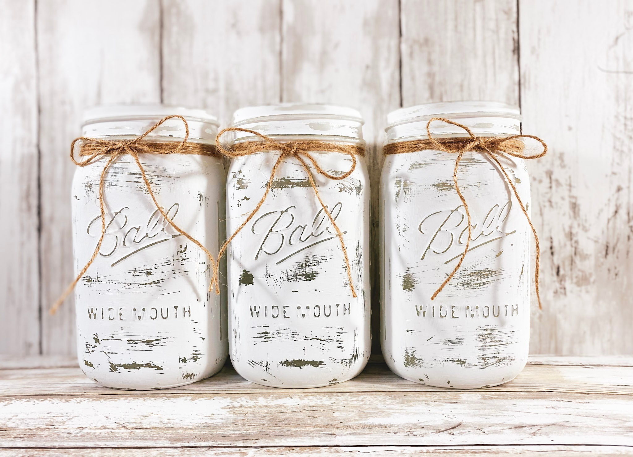 Farmhouse Mason Jars Centerpiece Farmhouse Home Décor | Etsy