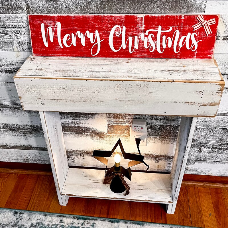 Rustic Christmas Sign - Etsy