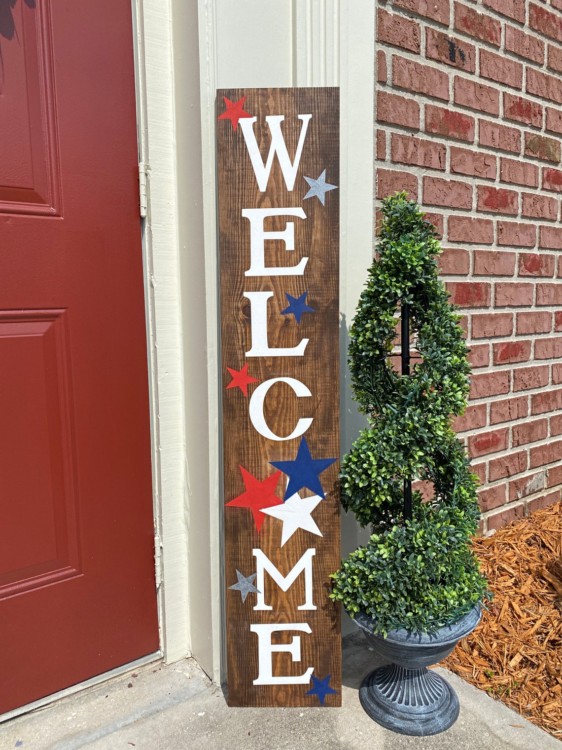 Welcome Porch Sign Front Porch Sign Outdoor Porch Sign | Etsy