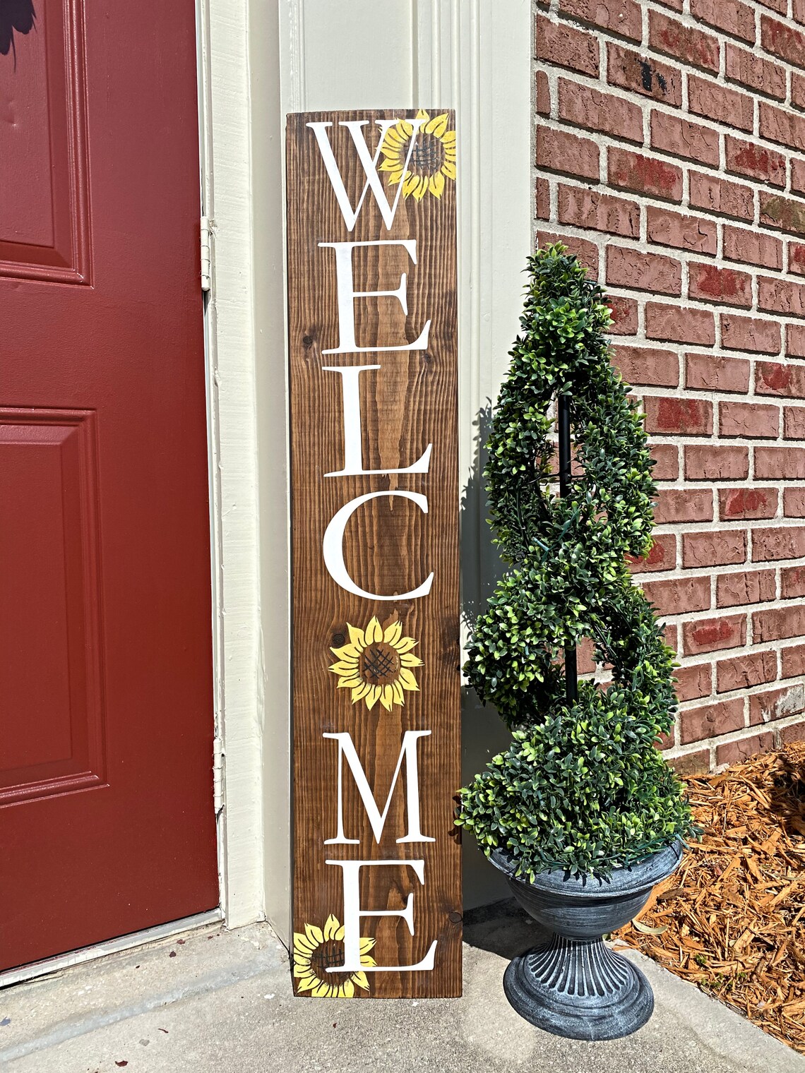 Welcome Porch Sign Front Porch Sign Outdoor Porch Sign | Etsy