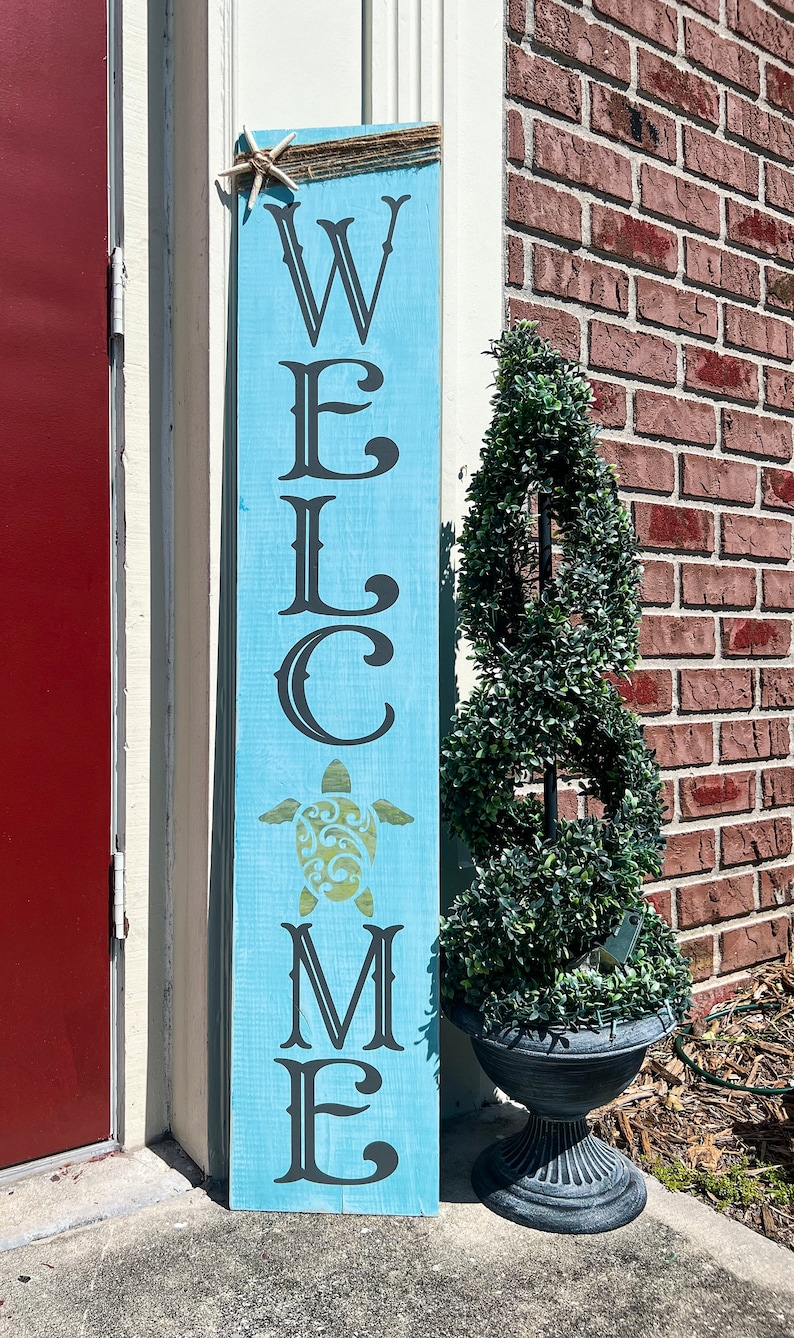Welcome Porch Sign Front Porch Sign Outdoor Porch Sign - Etsy
