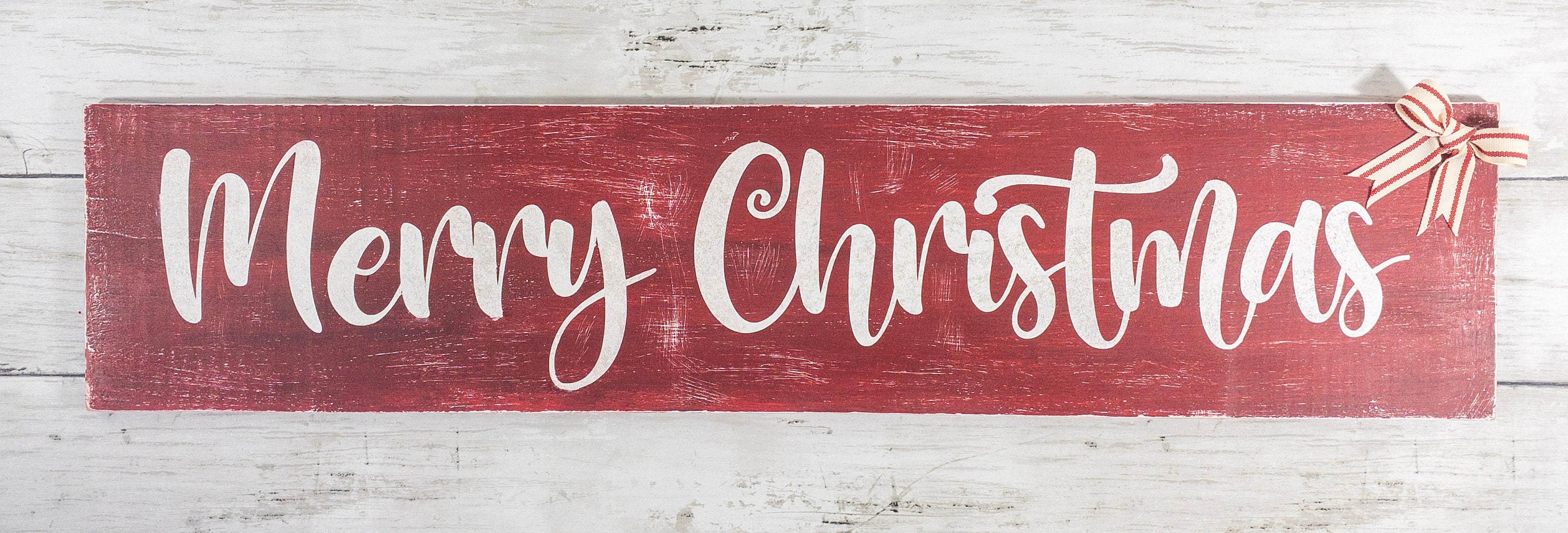 Christmas Signs Farmhouse Signs Rustic Wall Decor Merry - Etsy