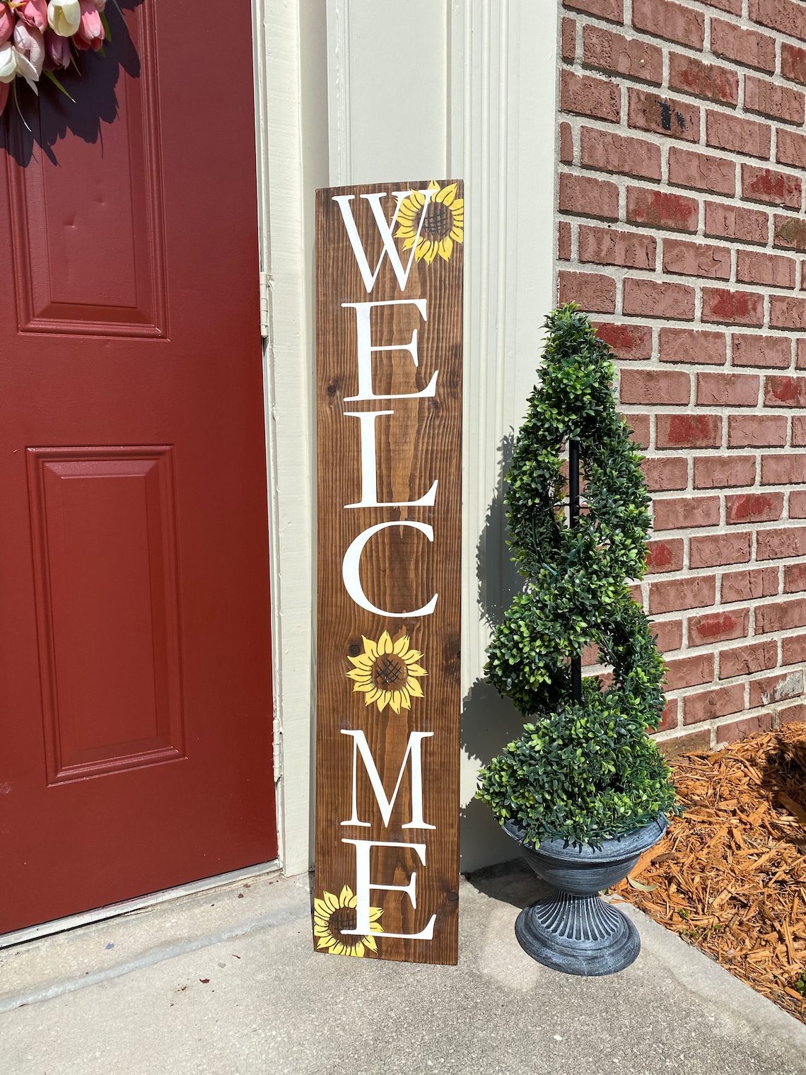 Welcome Porch Sign Front Porch Sign Outdoor Porch Sign | Etsy