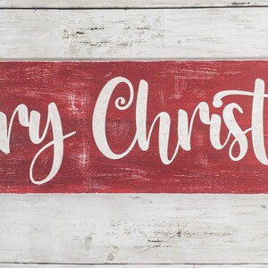 Christmas Signs Farmhouse Signs Rustic Wall Decor Merry - Etsy