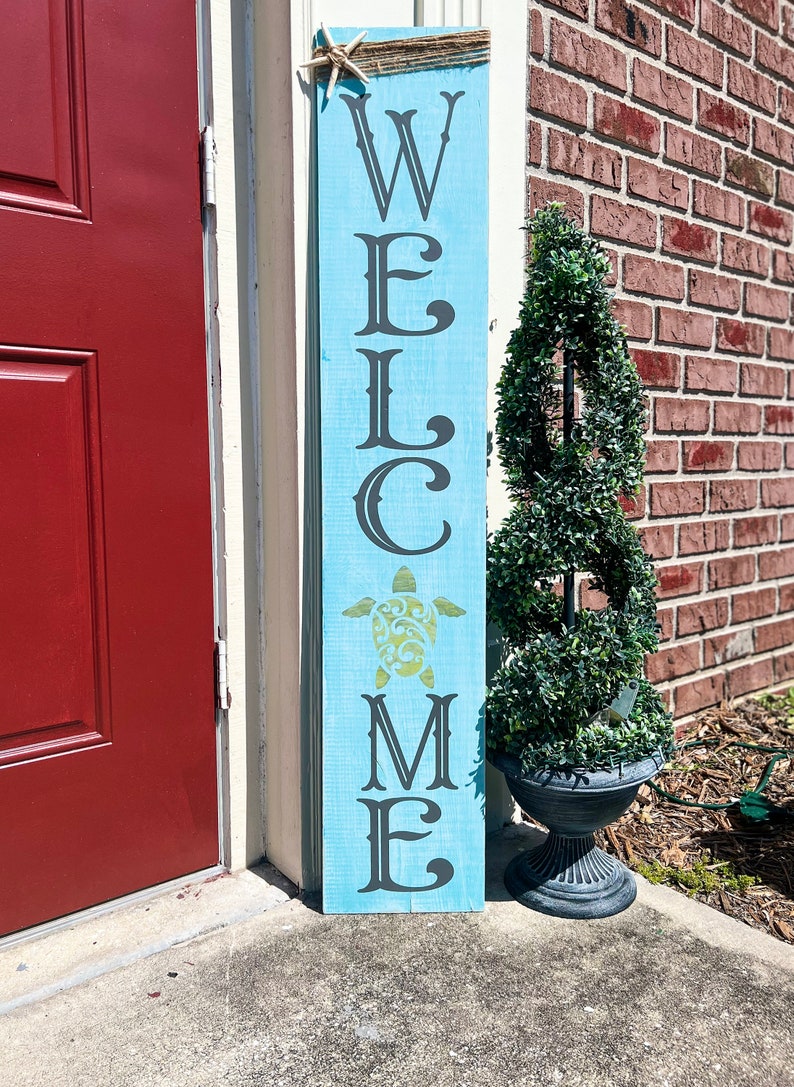 Welcome Porch Sign Front Porch Sign Outdoor Porch Sign - Etsy