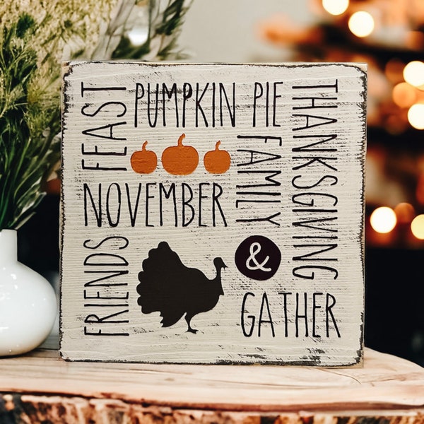 Thanksgiving Signs - Etsy