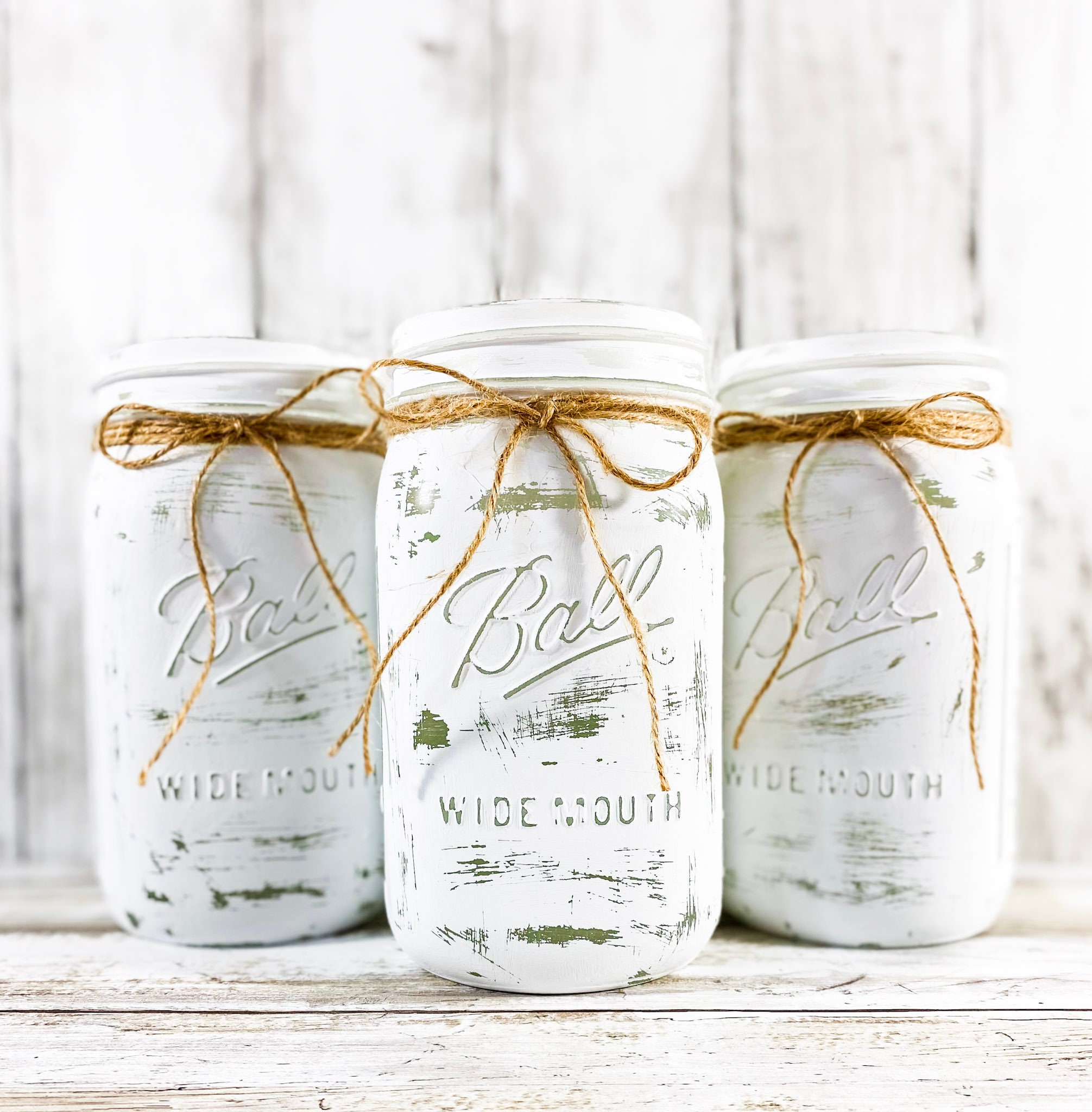 Farmhouse Mason Jars Centerpiece Farmhouse Home Décor | Etsy