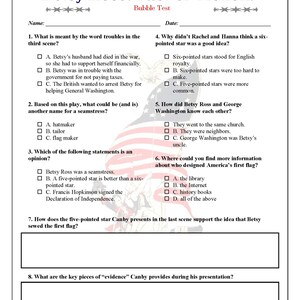 Reader's Theater: Betsy Ross Fact or Fiction - Etsy