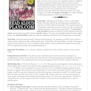 A Christmas Carol Classroom Play Script From Storyworks Magazine - Etsy