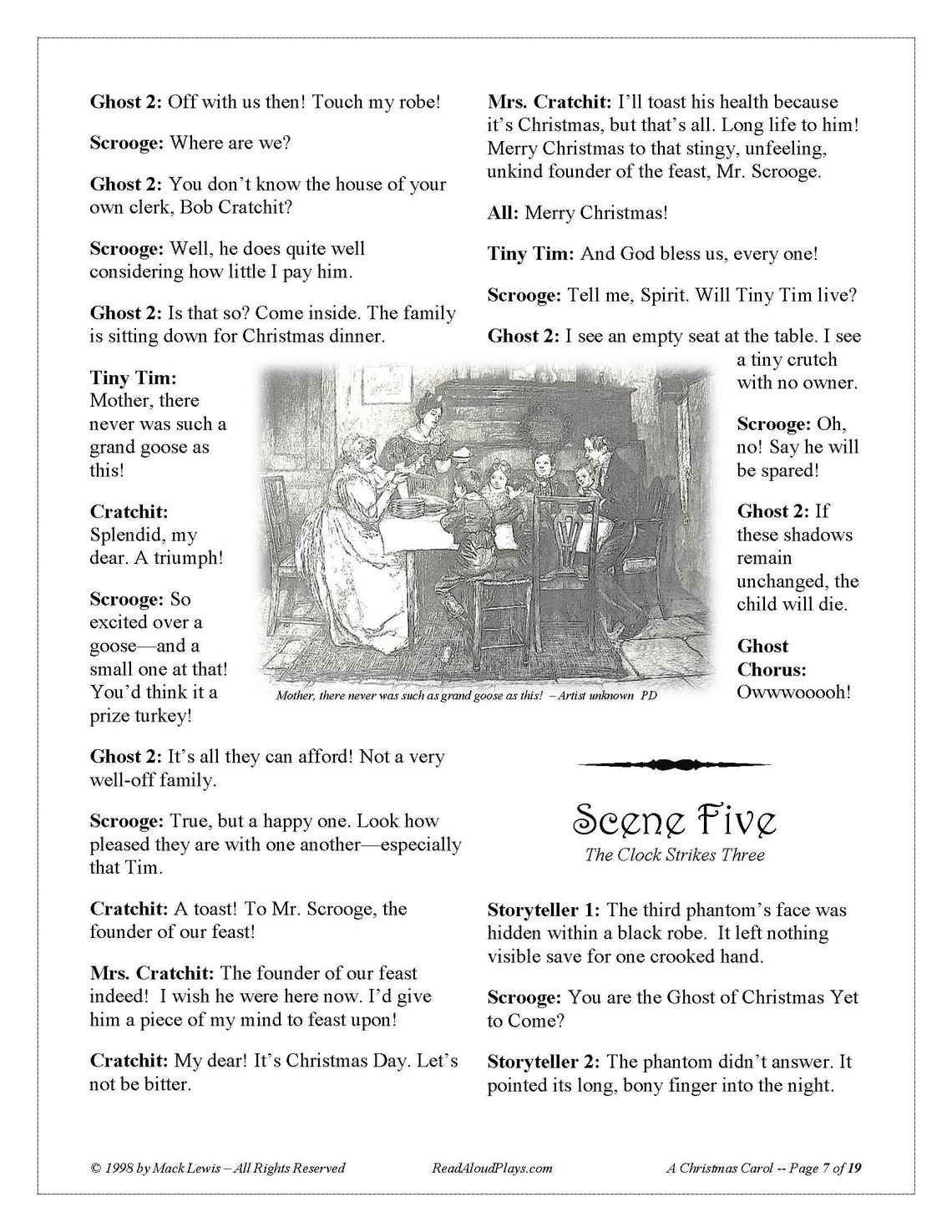 A Christmas Carol Classroom Play Script From Storyworks Magazine - Etsy