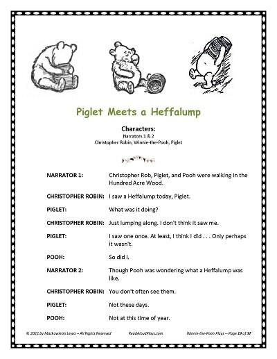 Winnie the Pooh Readers Theater: 5 Plays in One! - Etsy