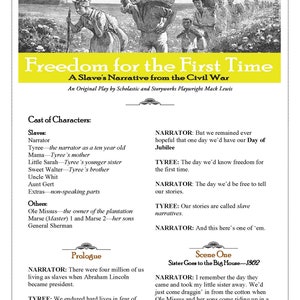Juneteenth: Freedom for the First Time Readers Theater - Etsy