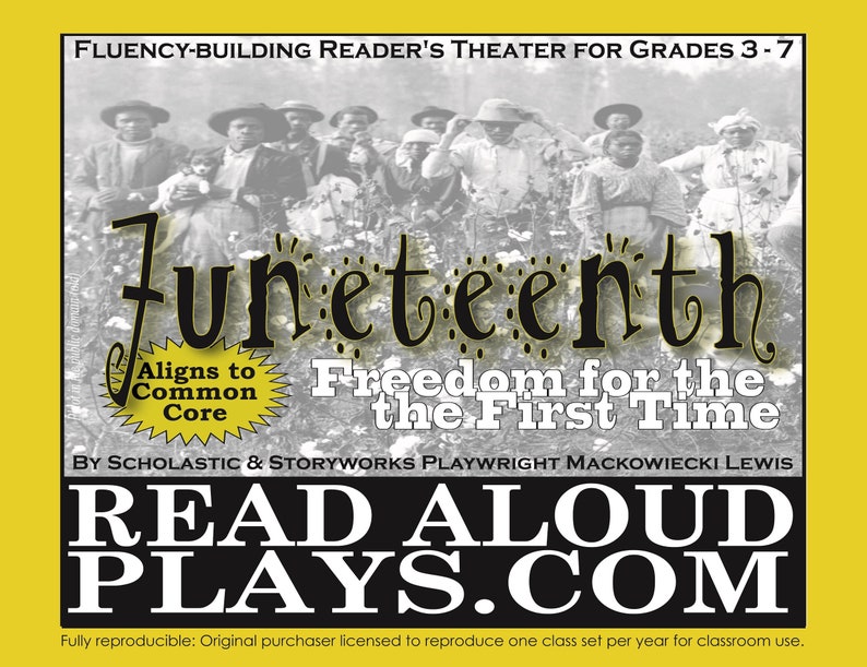 Juneteenth: Freedom for the First Time Readers Theater - Etsy