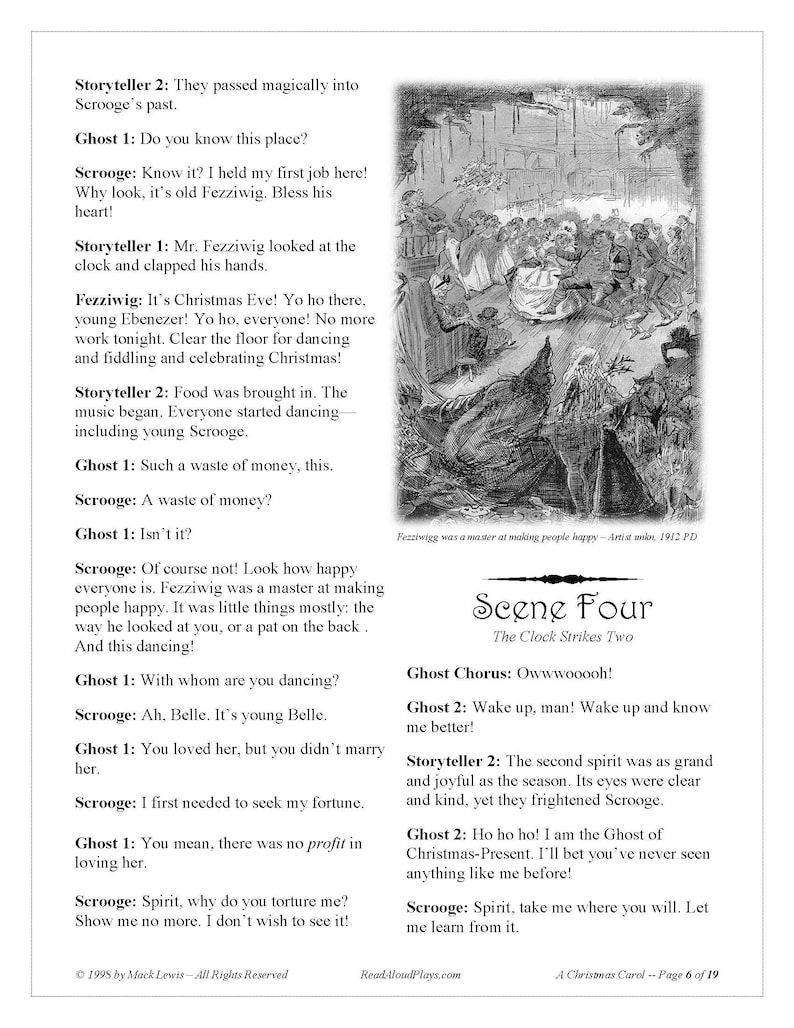 A Christmas Carol Classroom Play Script From Storyworks Magazine - Etsy