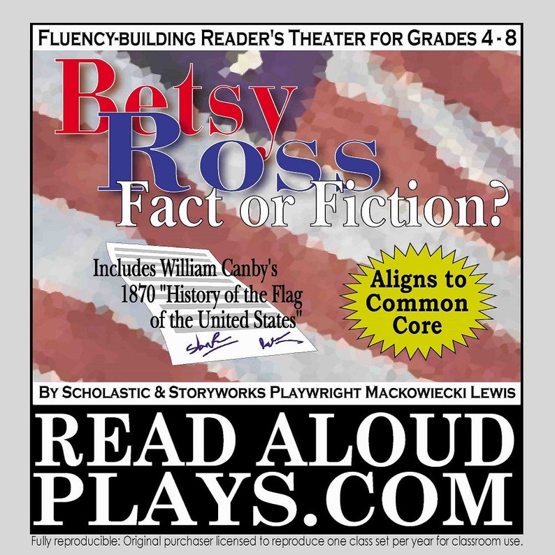 Reader's Theater: Betsy Ross Fact or Fiction - Etsy