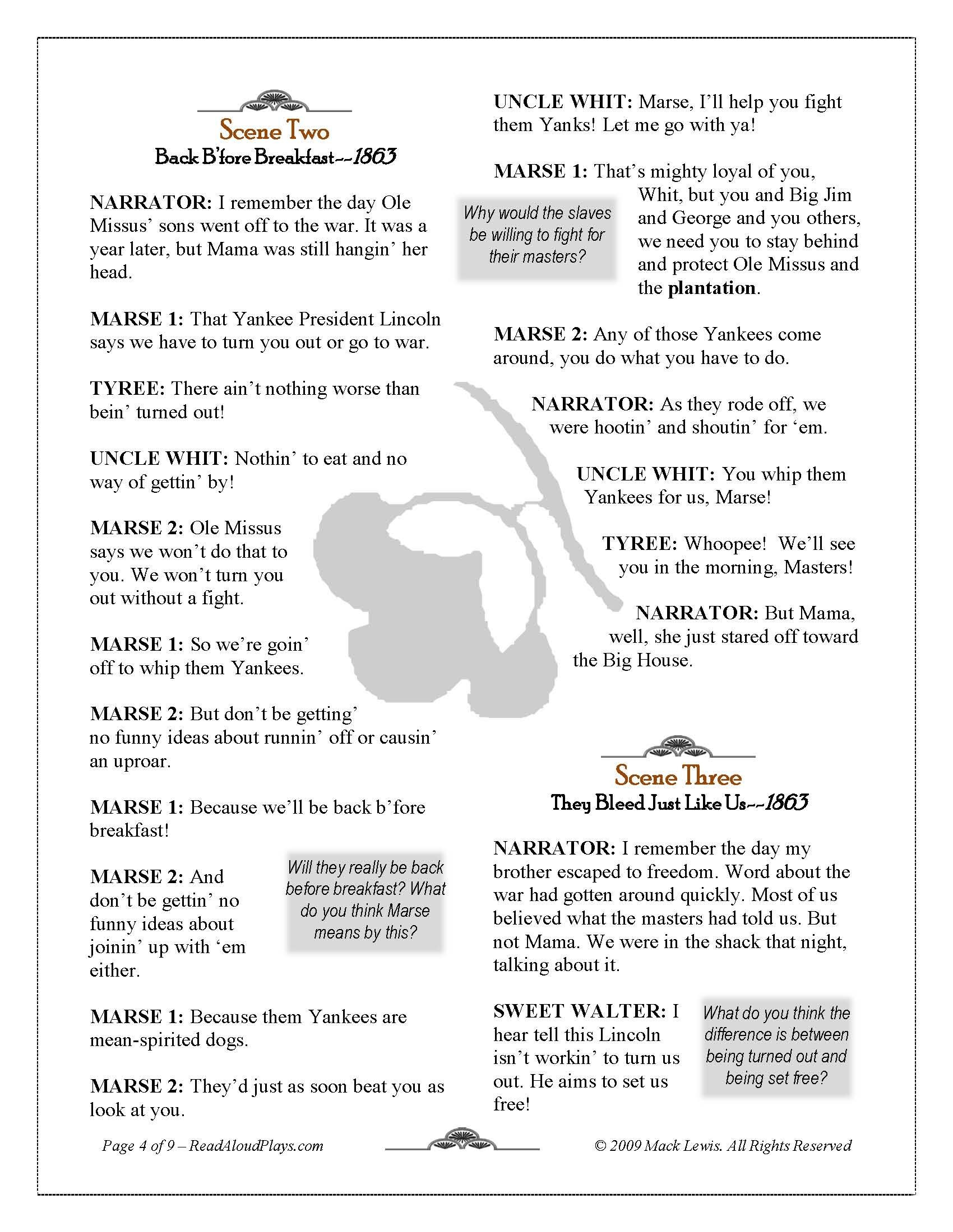 Juneteenth: Freedom for the First Time Readers Theater - Etsy