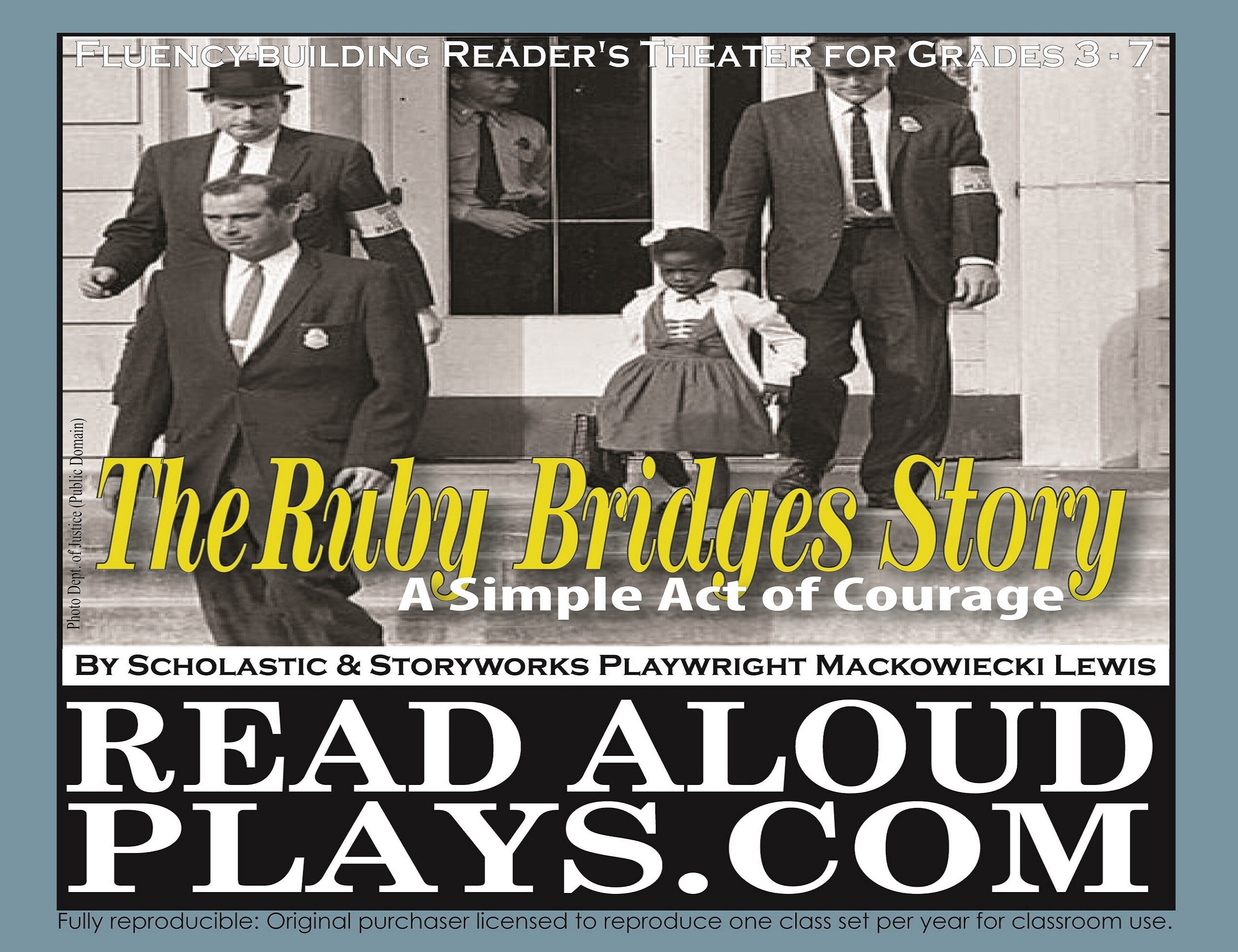 Ruby Bridges Reader's Theater: A Simple Act of Courage - Etsy