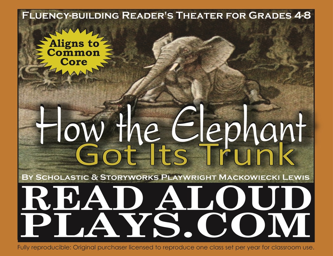How the Elephant Got Its Trunk Reader's Theater - Etsy